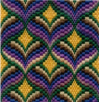 Bargello needlepoint